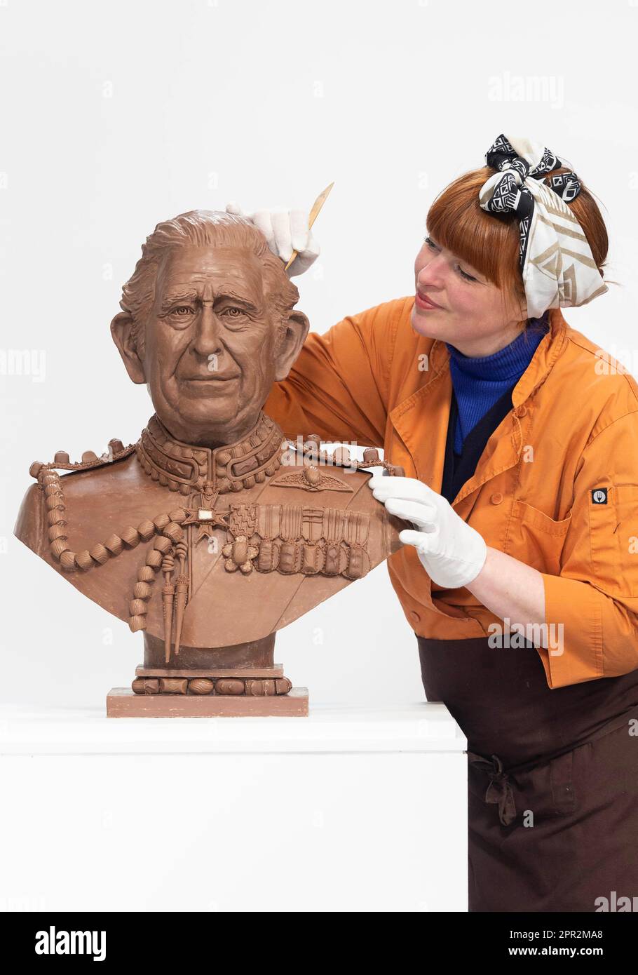 EDITORIAL USE ONLY Chocolatier Jennifer Lindsey-Clarke adds the ...