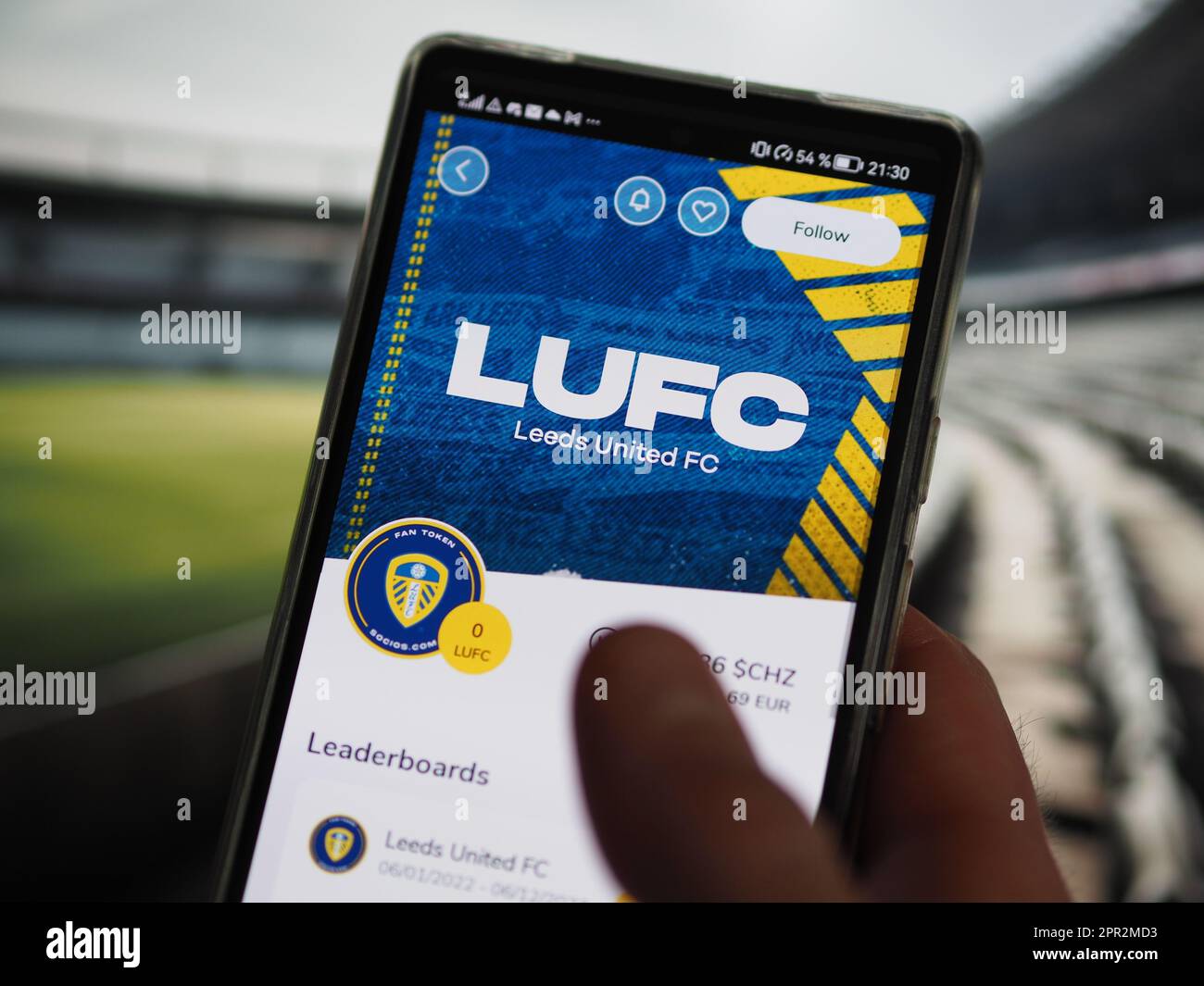 Lufc supporter hi-res stock photography and images - Alamy