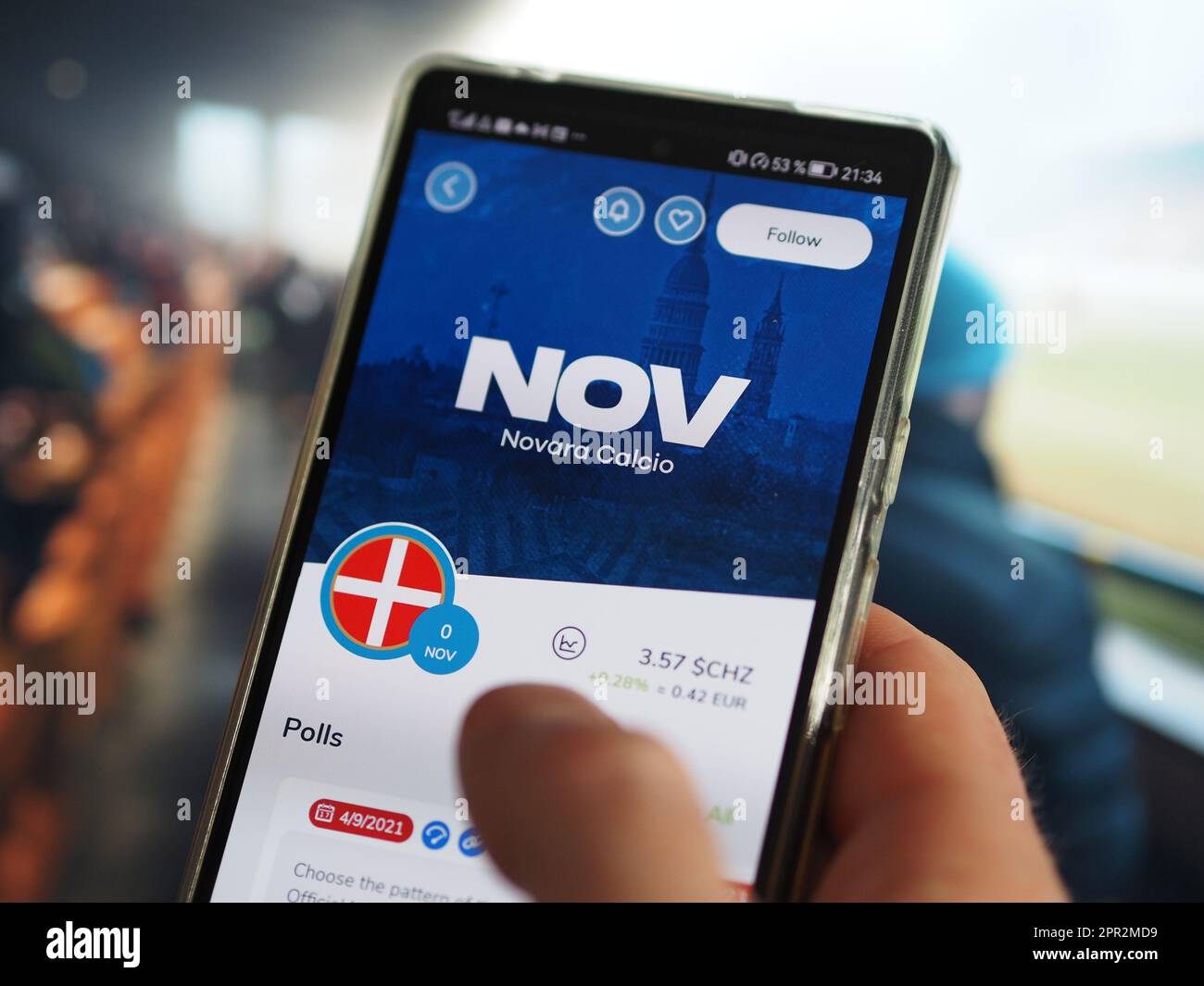 Novara football club supporter hi-res stock photography and images - Alamy