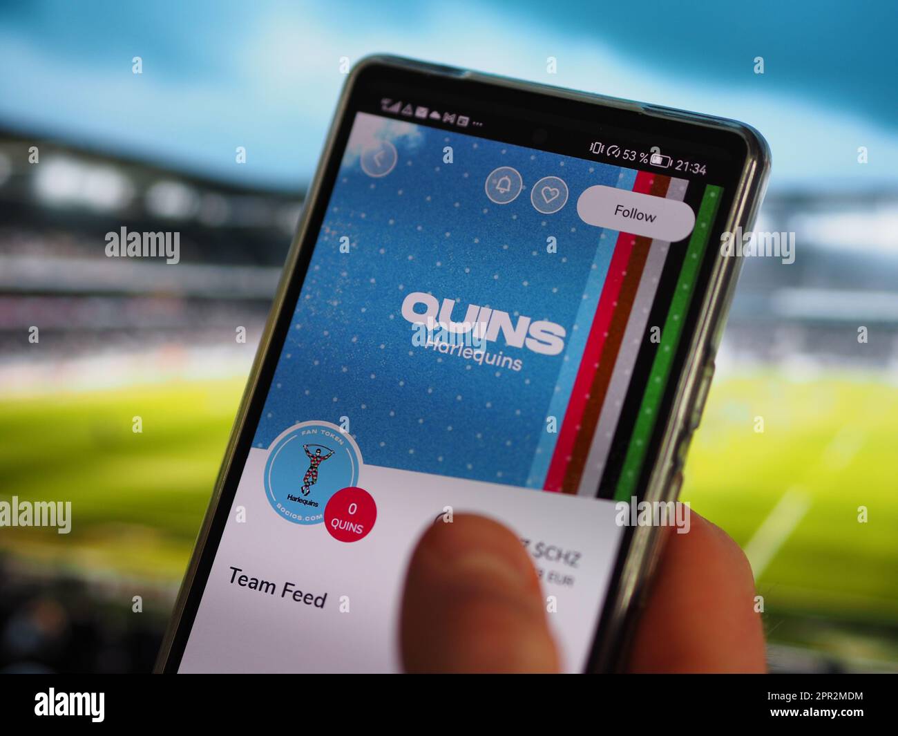 London quins token hi-res stock photography and images - Alamy