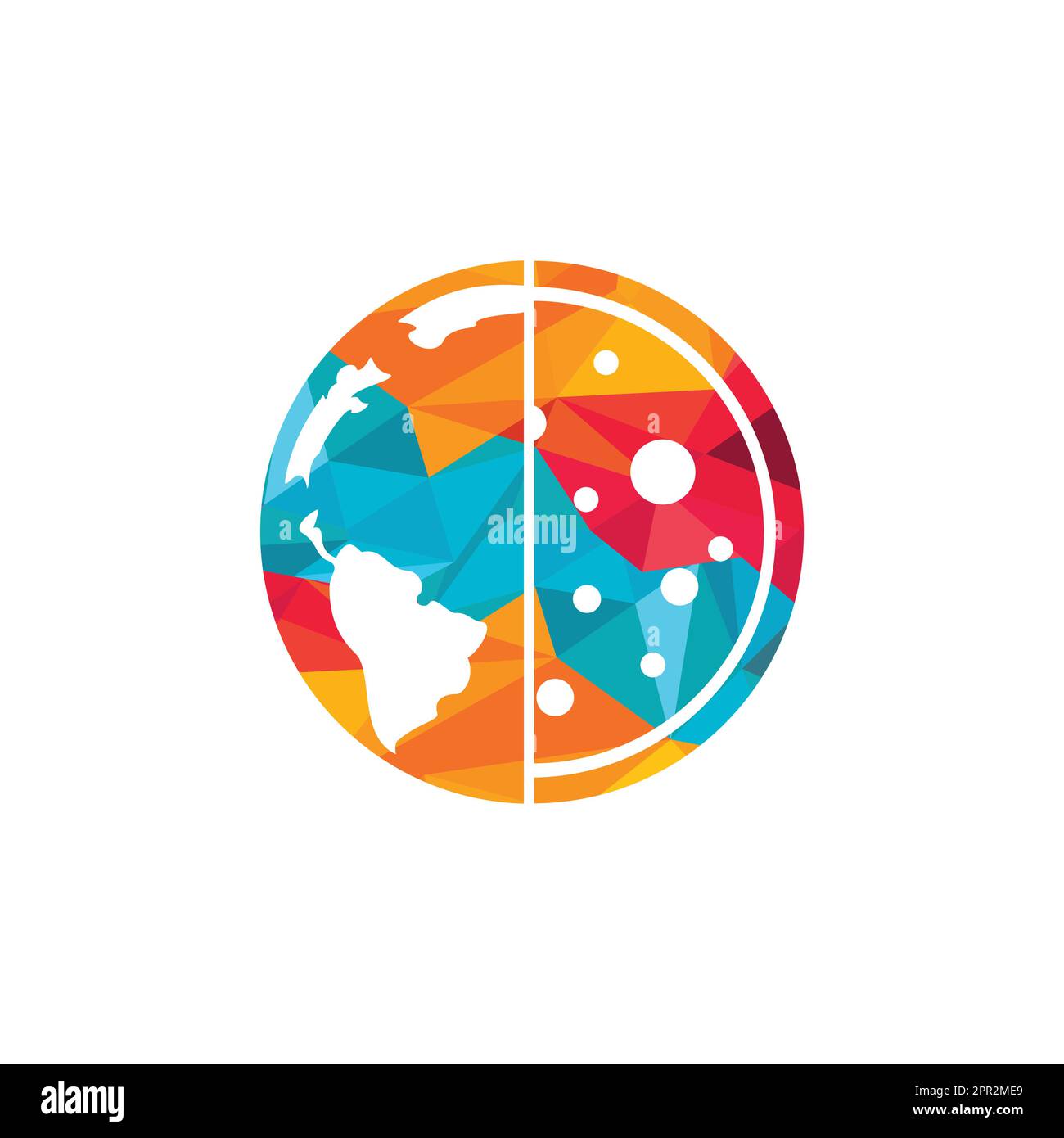 Pizza Planet vector logo design. Unique pizzeria logotype design ...