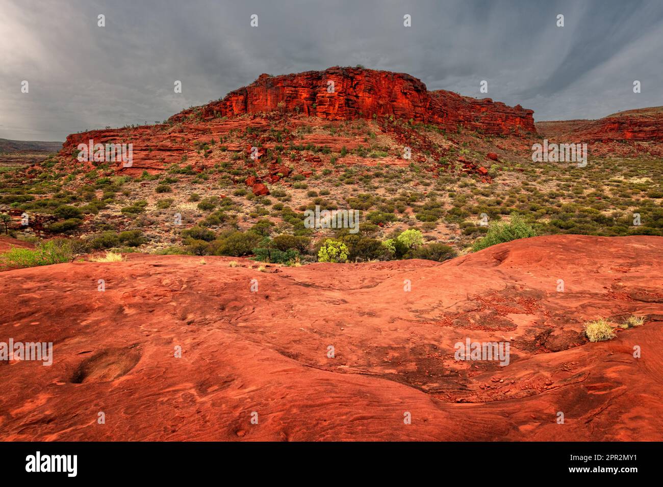 Fascinating rock formations in Finke Gorge National Park Stock Photo ...