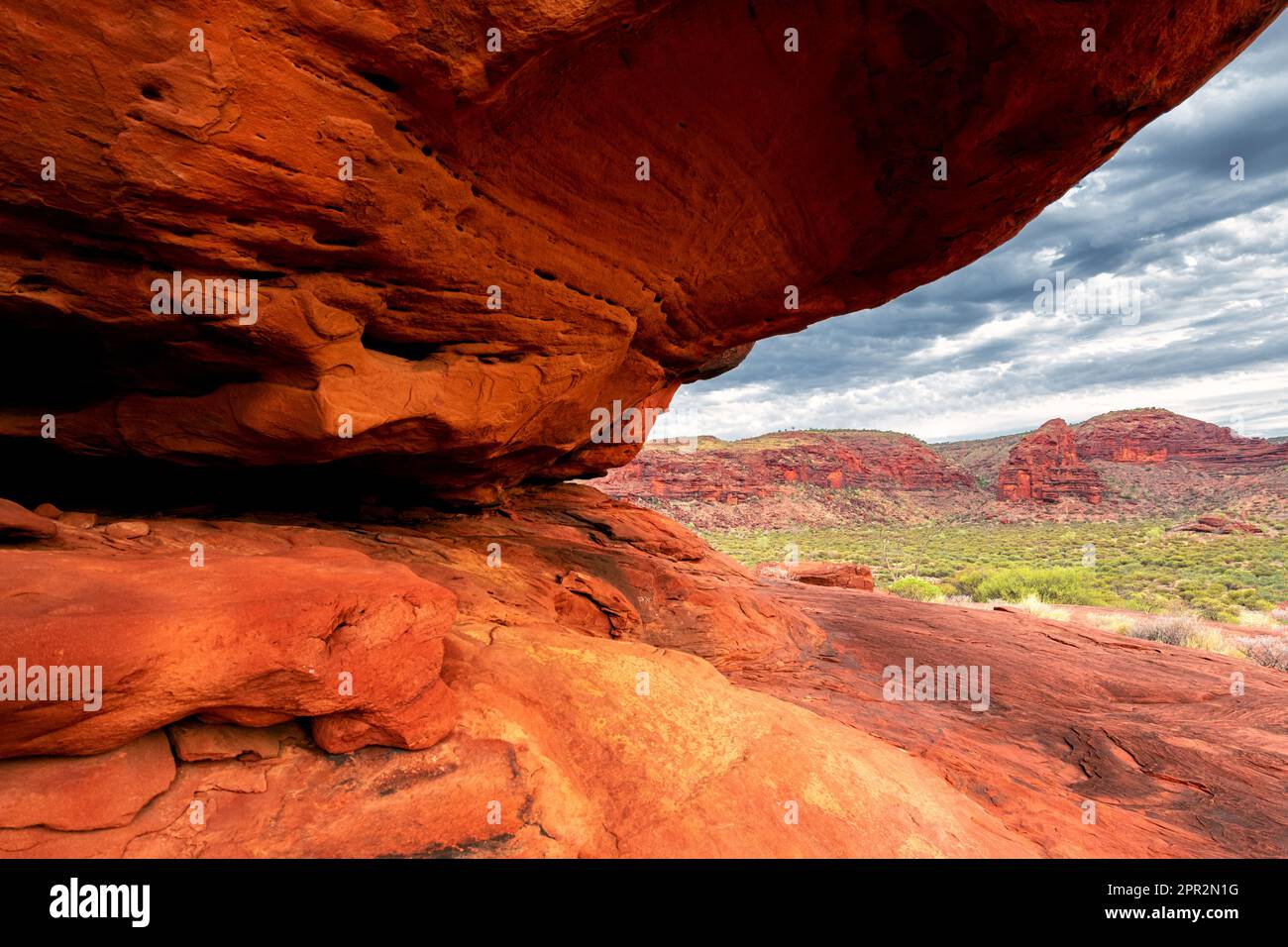Fascinating rock formations in Finke Gorge National Park Stock Photo ...