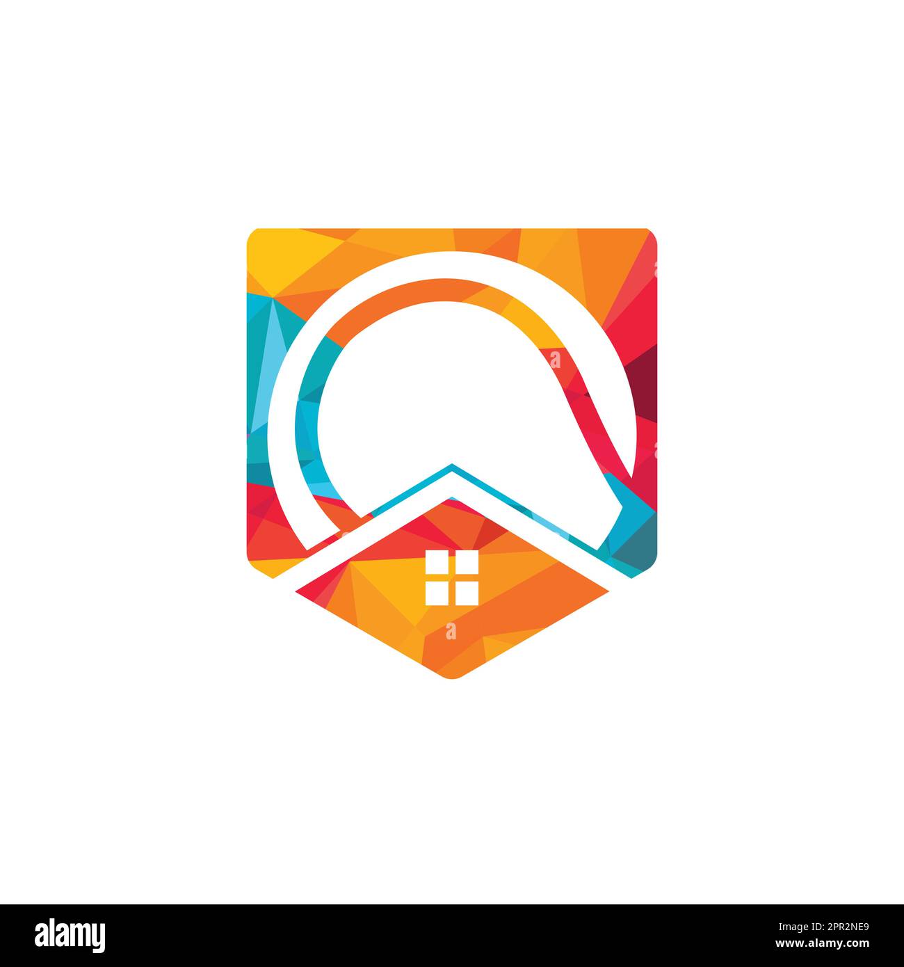 Tennis home vector logo design. Tennis place vector logo concept Stock ...