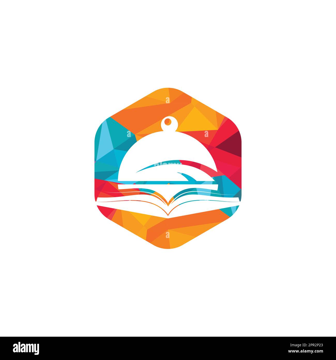 Food education vector logo design. Cooking food nutrition study ...