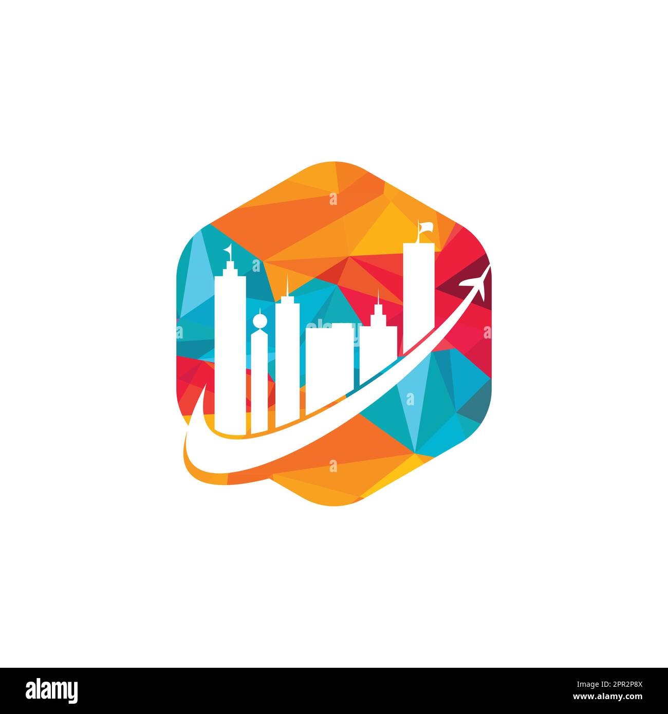 City travel vector logo design. Travel town logo icon design Stock ...
