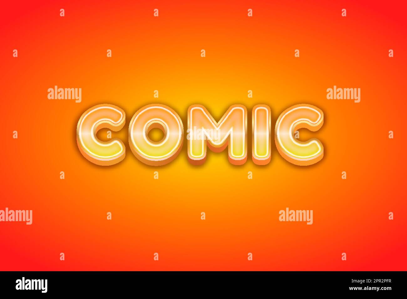 text effects Comic Stock Vector Image & Art - Alamy