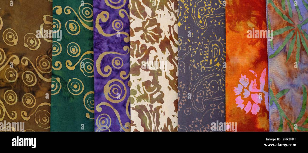 panorama colorful fabric texture background design Stock Photo - Alamy