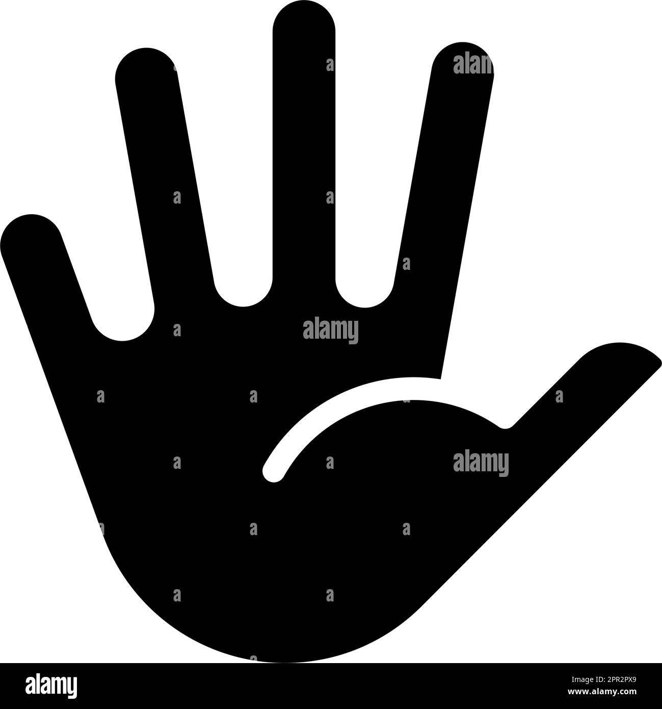 Splayed hand Stock Vector Images - Alamy