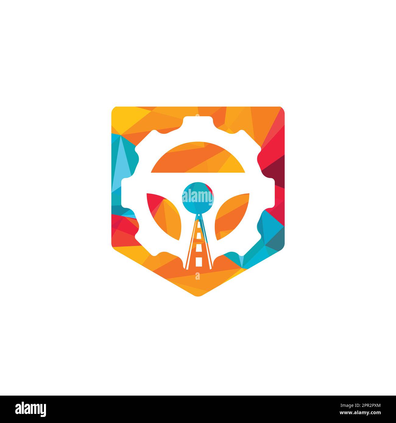 Gear drive vector logo design. Modern logo for automotive mechanic ...