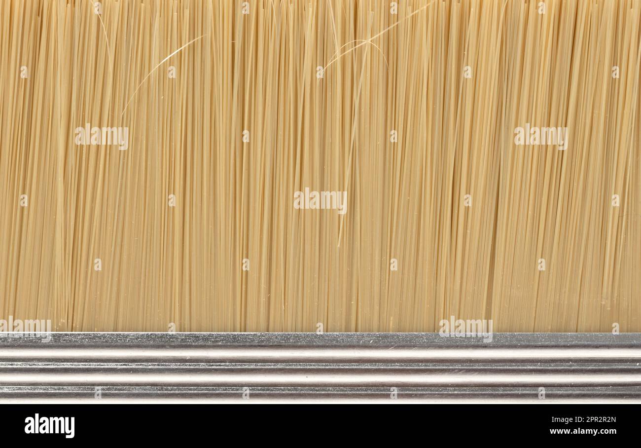 Closeup of paintbrush hair texture, full frame Stock Photo - Alamy