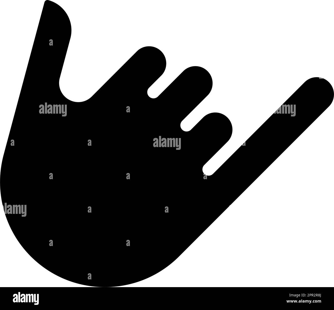 Hang loose hand clipart hi-res stock photography and images - Alamy