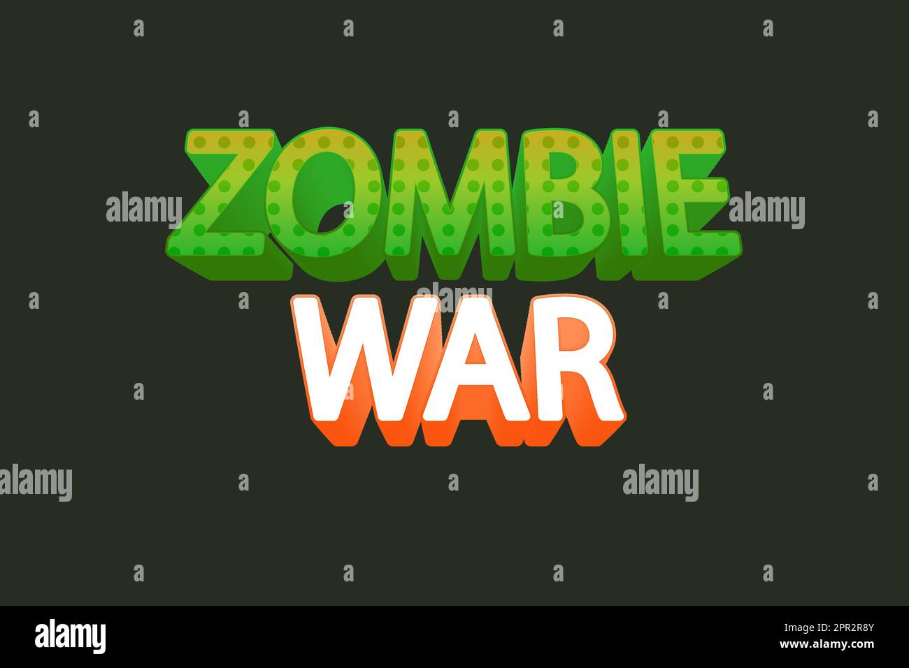 Letter zombie font monster alphabet hi-res stock photography and images ...