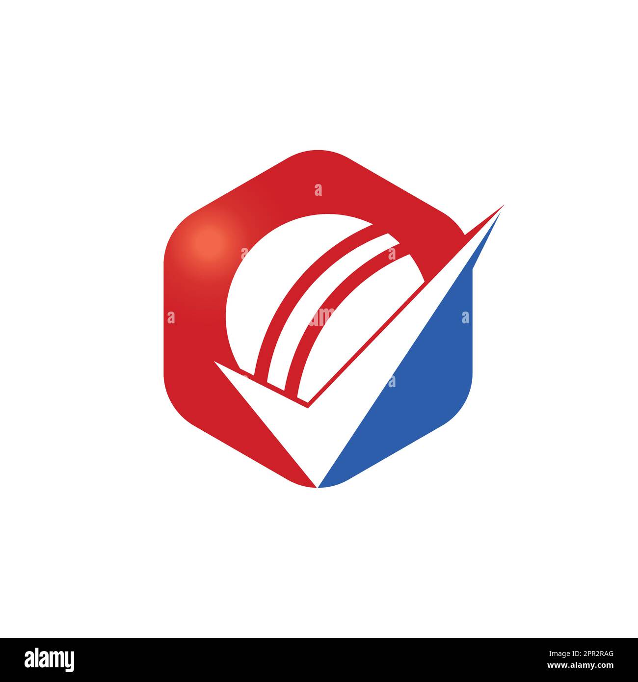 Check Cricket vector logo design. Cricket ball and tick icon logo Stock ...