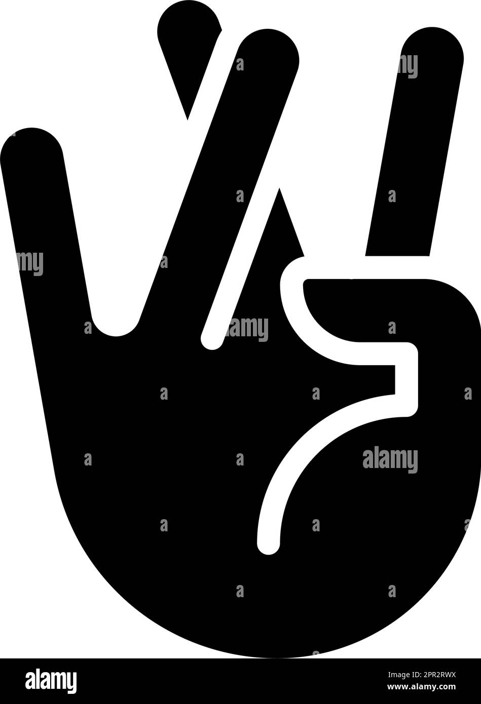 Middle finger emoji Black and White Stock Photos & Images - Alamy