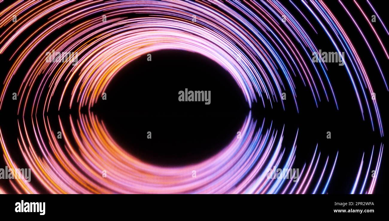 Black Hole Light Swirl