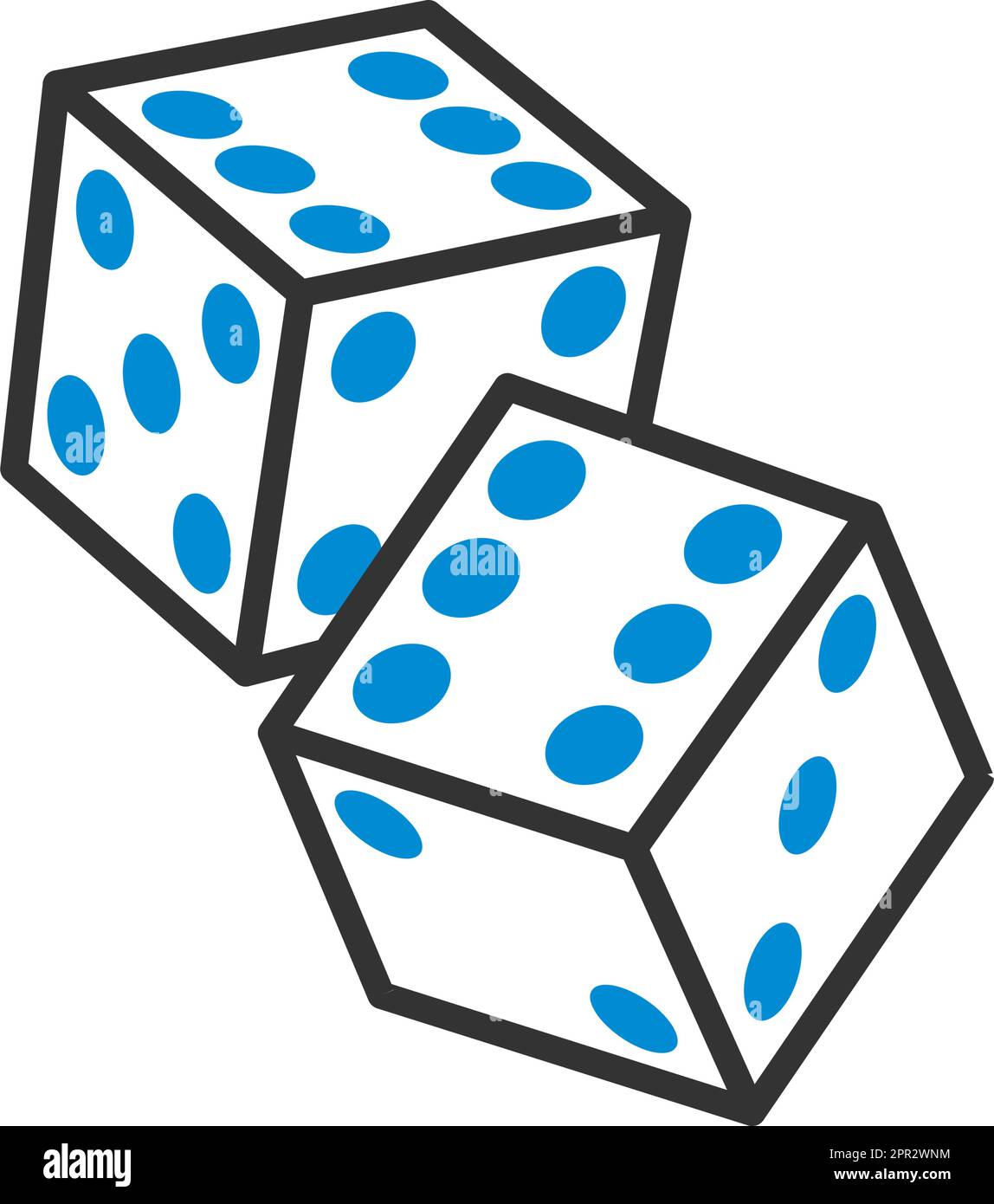 Cast dice Stock Vector Images - Alamy