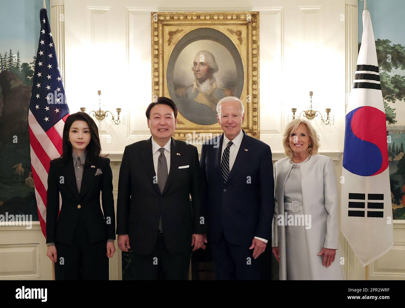 26th Apr, 2023. Yoon-Biden talks South Korean President Yoon Suk Yeol ...