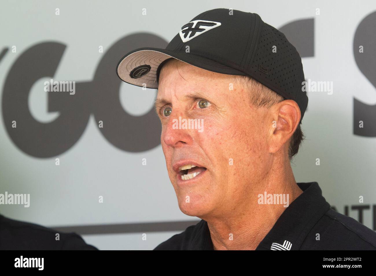 Singapore. 26th Apr, 2023. Team HyFlyers' captain Phil Mickelson of the ...