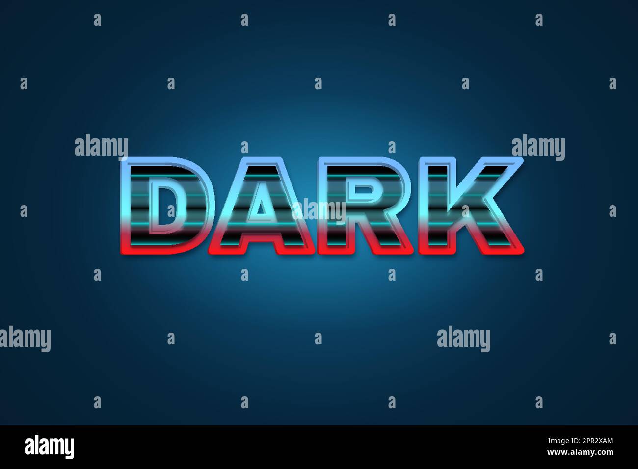 text effects Dark Stock Vector Image & Art - Alamy