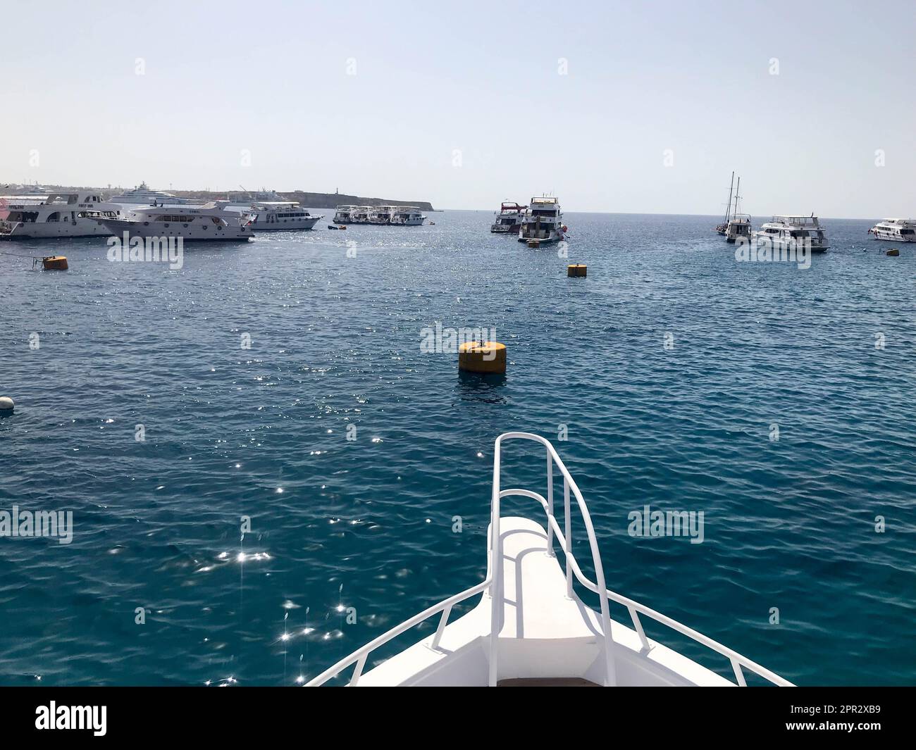 The stem, the front, the bow of the ship, the boat, the cruise liner in ...