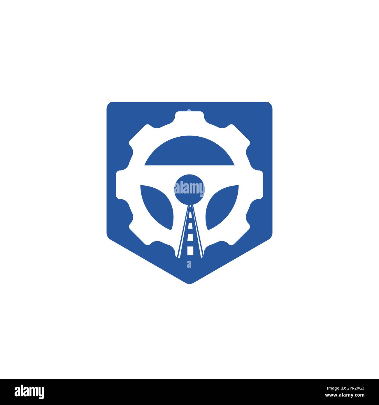 Gear drive vector logo design. Modern logo for automotive mechanic ...