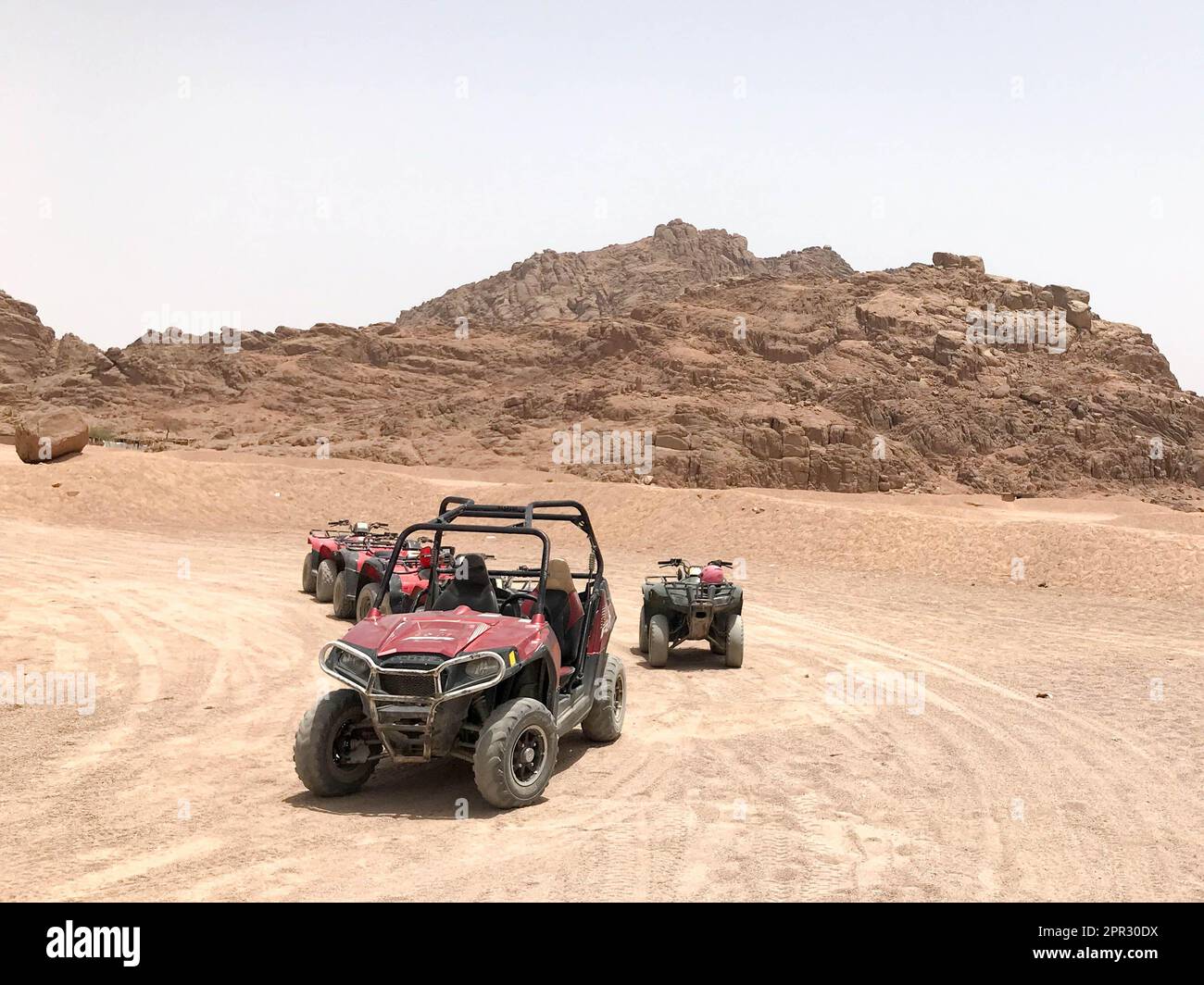 A lot of four-wheeled powerful fast off-road four-wheel drive buggies ...