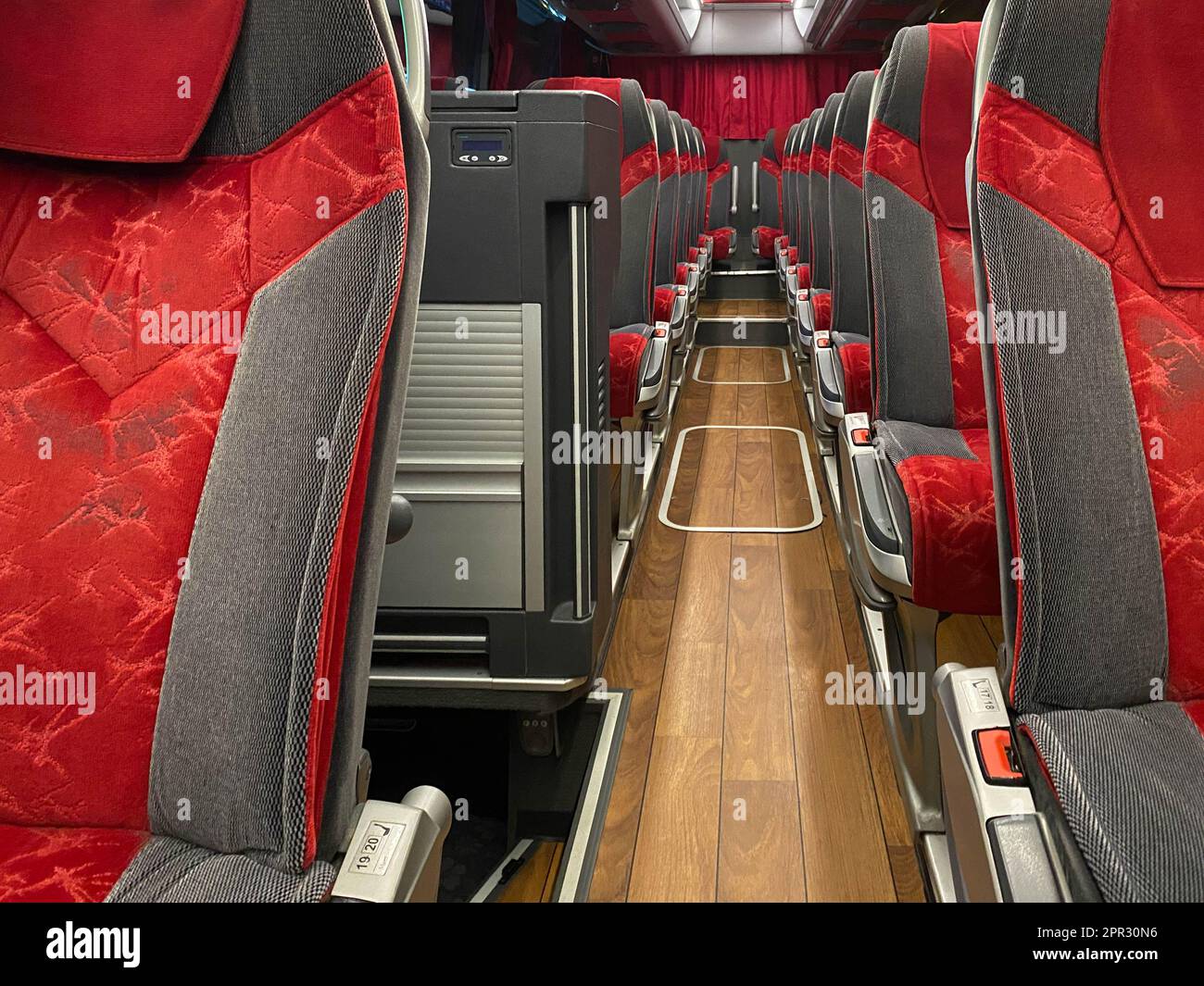 travel concept, row of seats, seats in passenger bus Stock Photo - Alamy