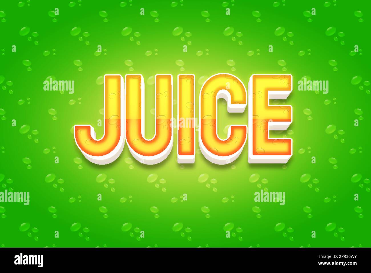 Lemon text effect typography hi-res stock photography and images - Alamy