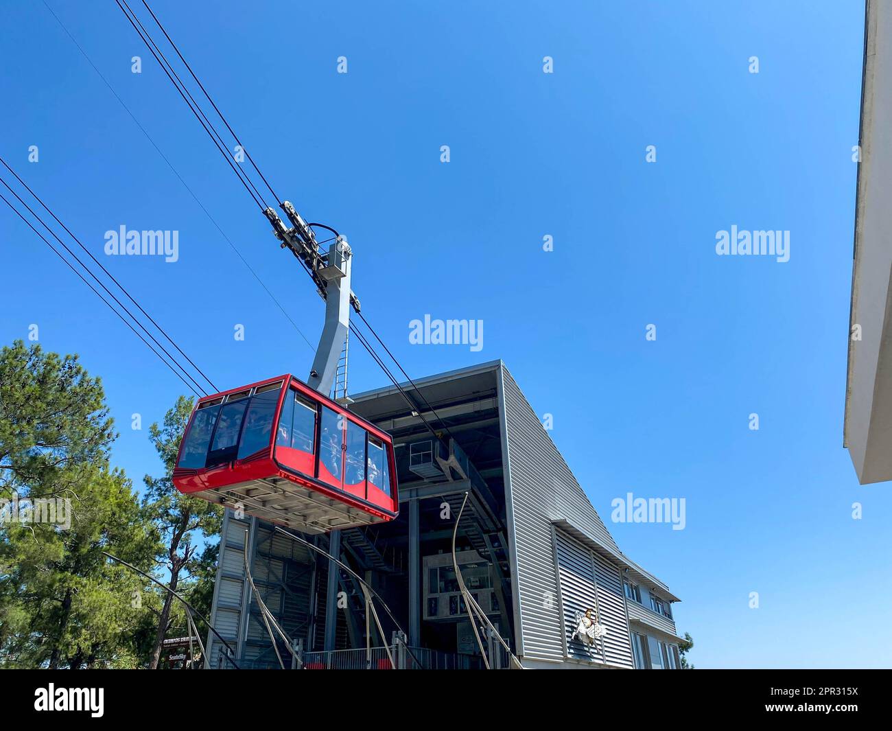 Cable car cabin on Mount Isabel de Torres, Puerto Plata, Dominican ...