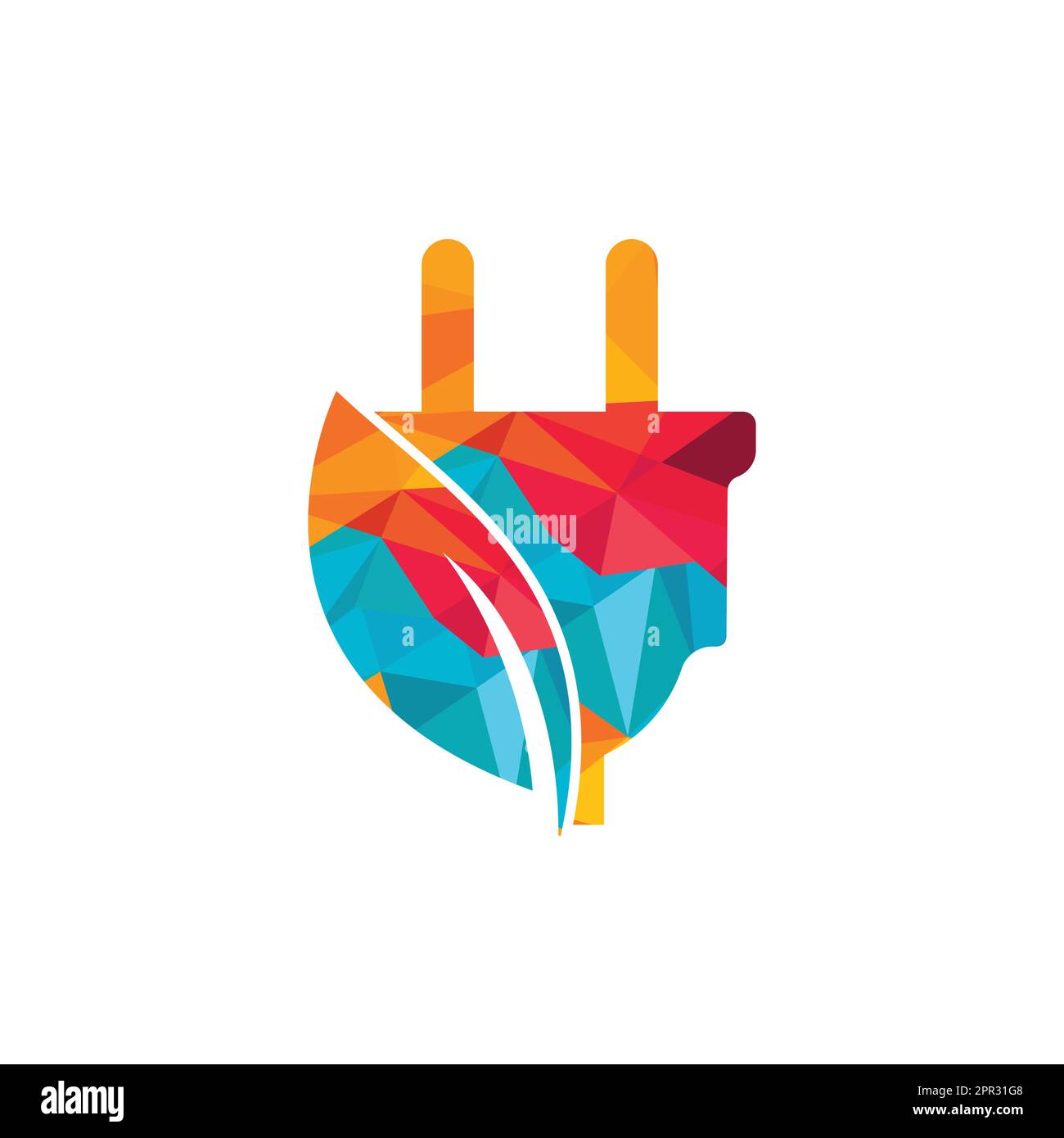 Eco Plug vector logo design. Leaf plug energy logo concept Stock Vector ...