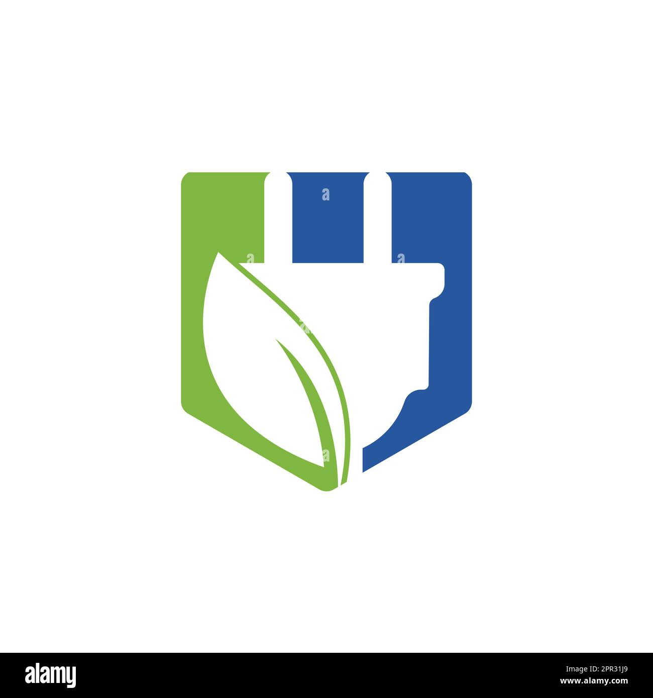 Eco Plug vector logo design. Leaf plug energy logo concept Stock Vector ...