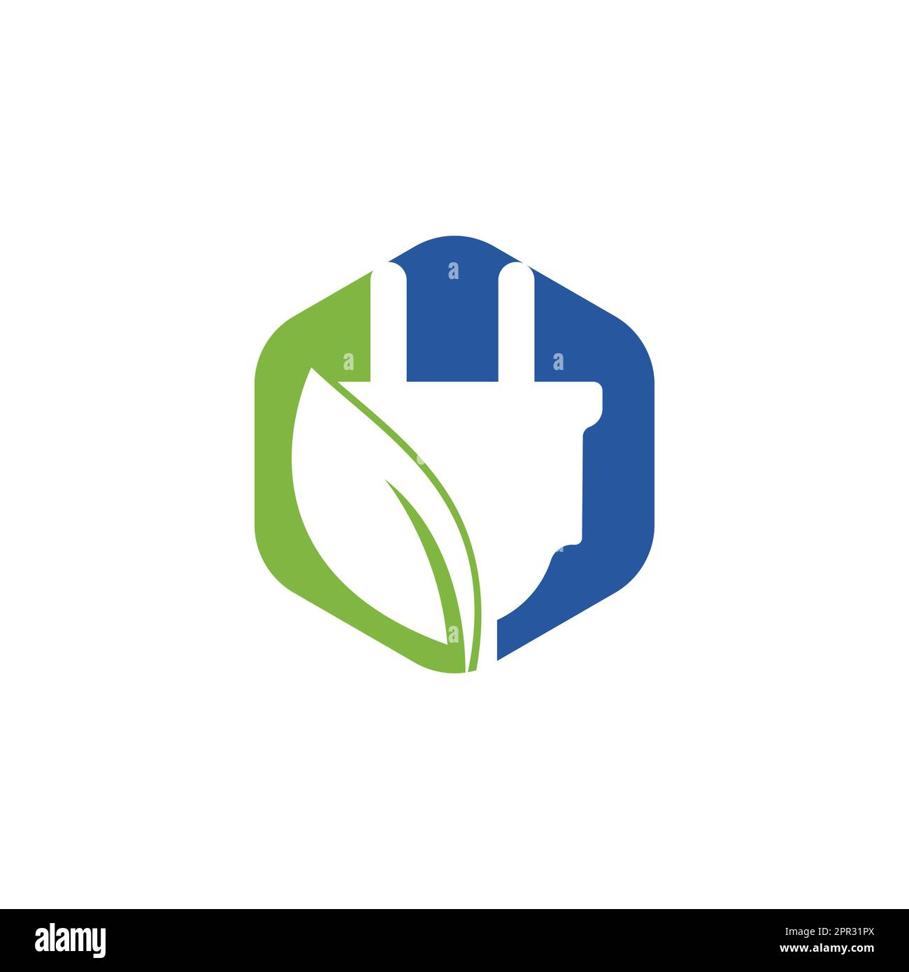 Eco Plug vector logo design. Leaf plug energy logo concept Stock Vector ...