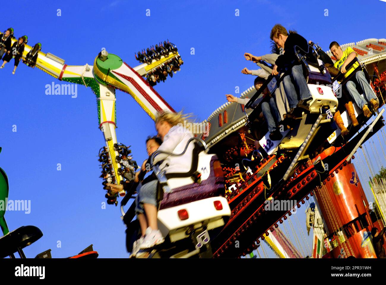 The hoppings europes largest funfair hi-res stock photography and ...