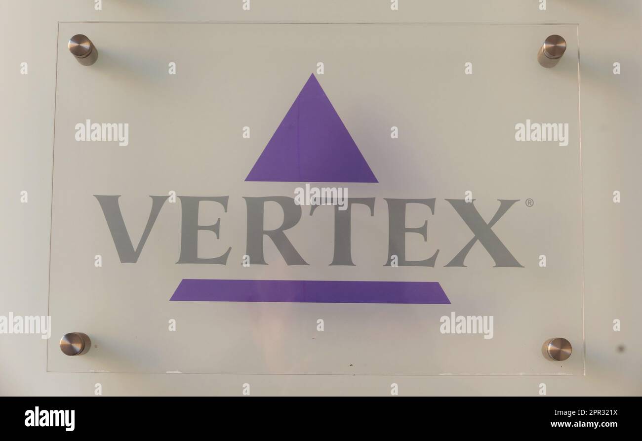 SIGN OF VERTEX Stock Photo - Alamy
