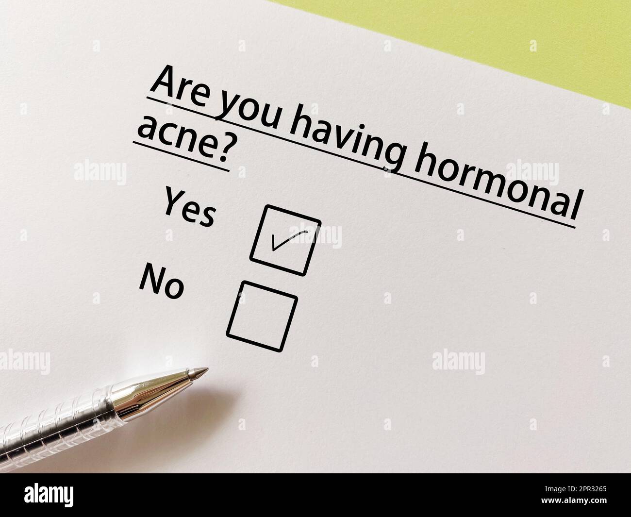 Hormonal acne hi-res stock photography and images - Alamy