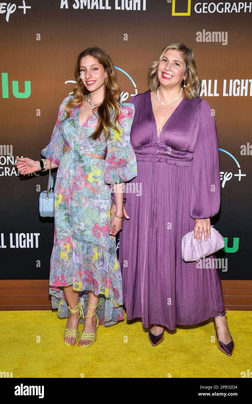 New York, USA. 25th Apr, 2023. NEW YORK - APRIL 25: Michelle Blashka and Ella Blashka attends ...