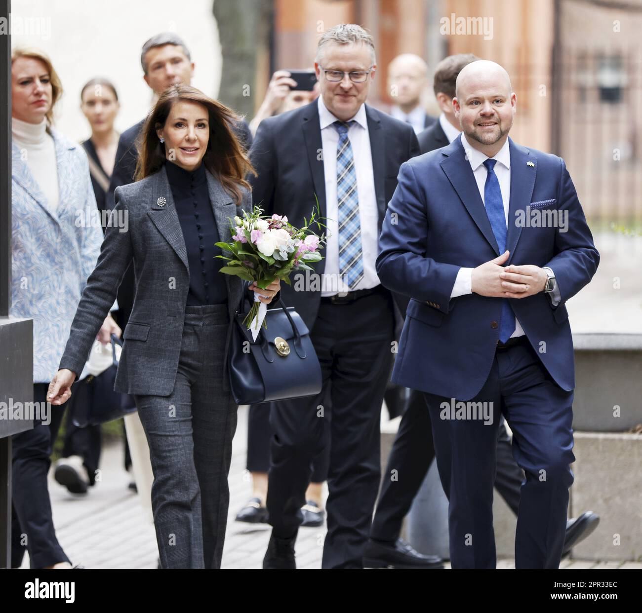 Denmark's Princess Marie, Jacob Jensen, Denmark's Minister for Food ...