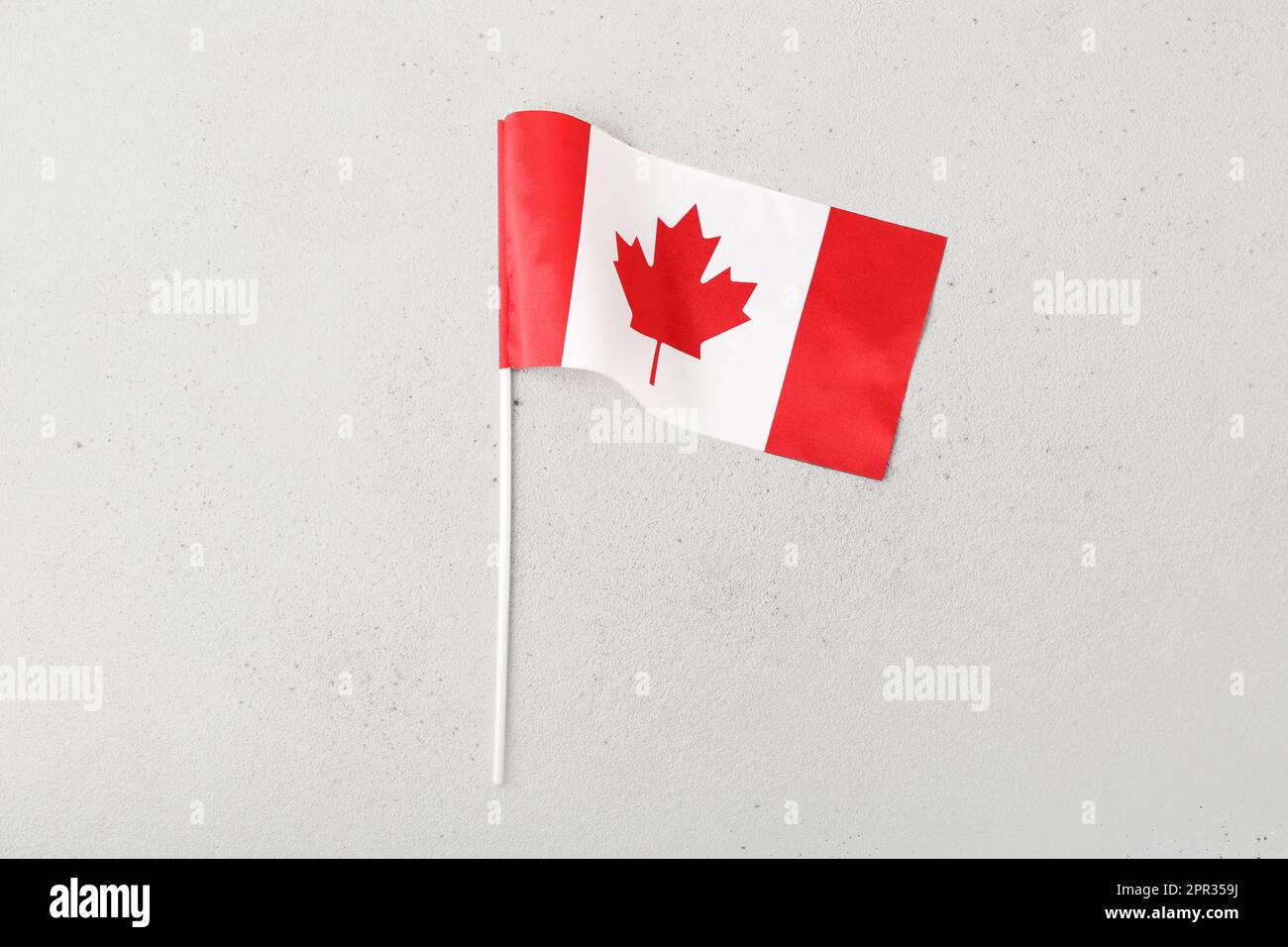 Flag of Canada on white background Stock Photo - Alamy