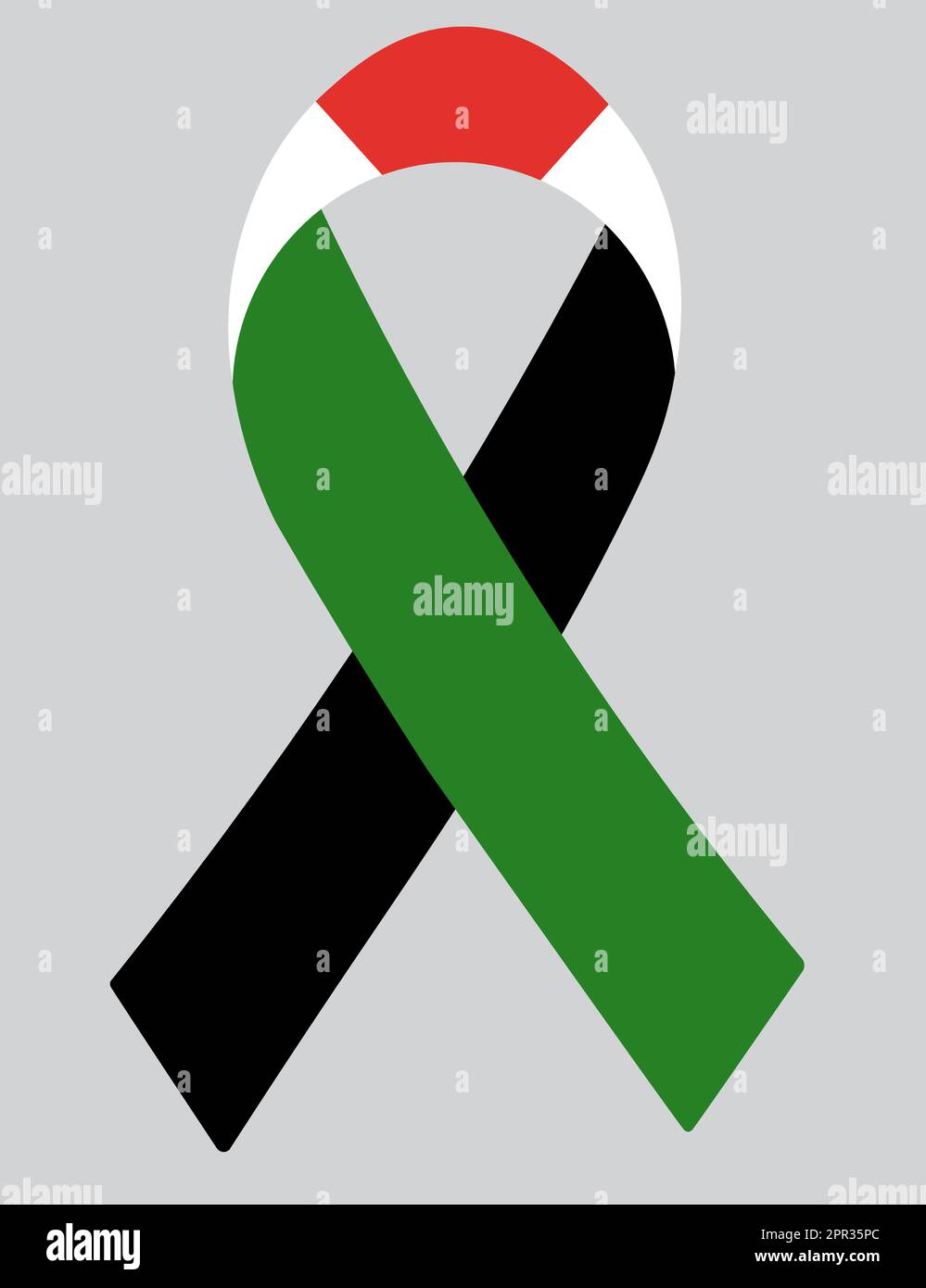 3D Flag of Palestine on ribbon Stock Vector Image & Art - Alamy