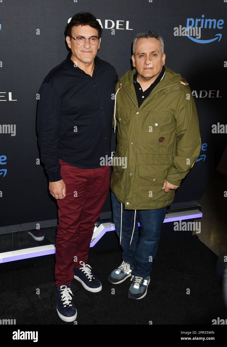 CULVER CITY, CALIFORNIA - APRIL 25: (L-R) Anthony Russo and Joe Russo ...