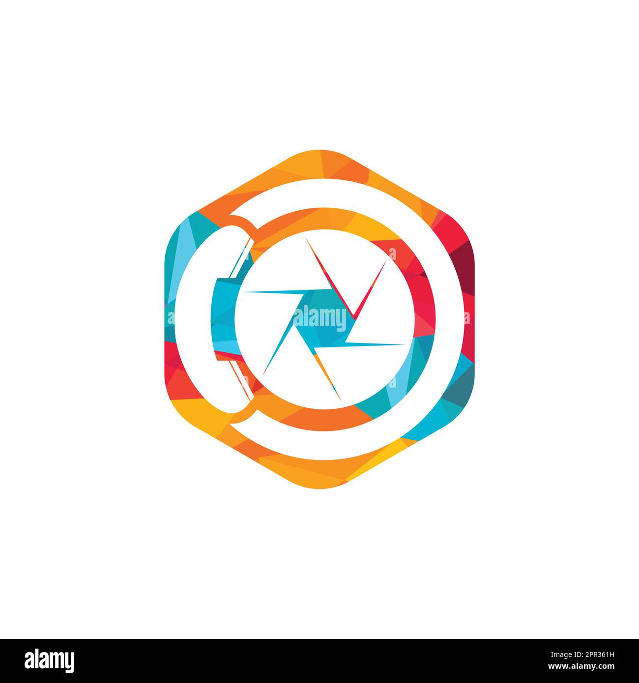 Photo call vector logo design. Snap call logo idea Stock Vector Image ...