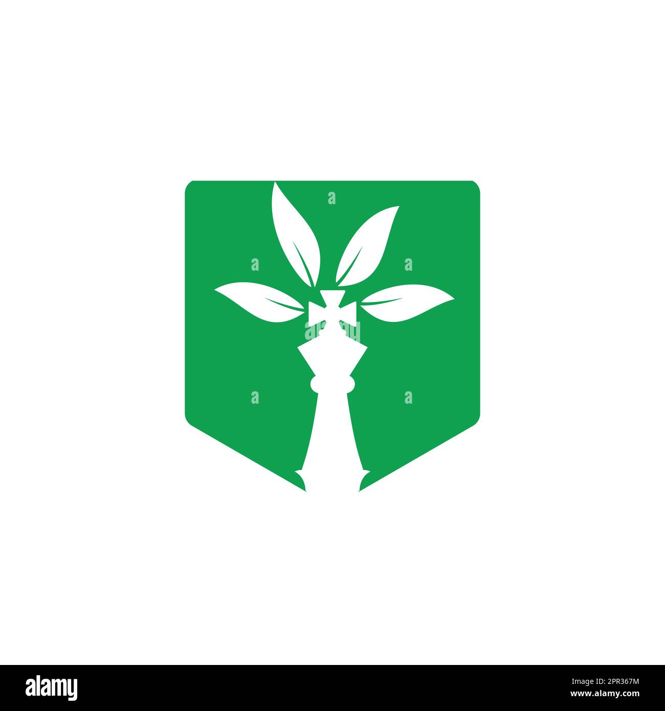 Chess tree vector logo design. Nature green strategy logo concept Stock ...