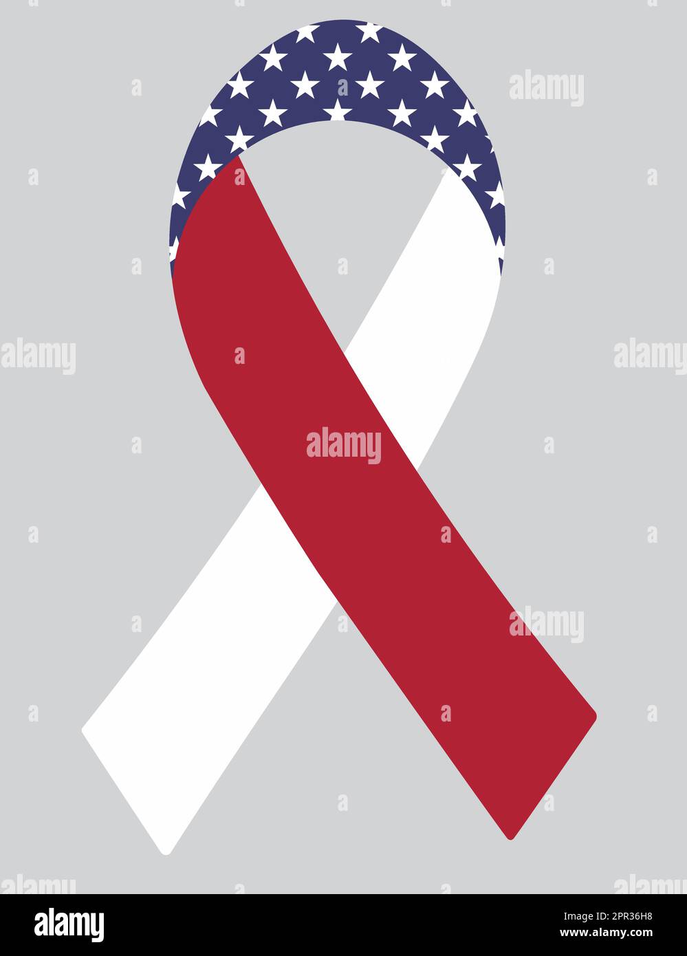 3D Flag of United States of America on ribbon Stock Vector Image & Art ...