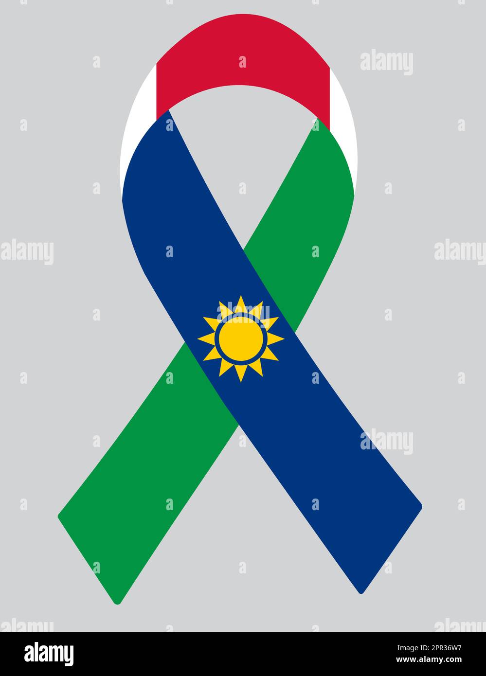 3D Flag of Namibia on ribbon Stock Vector Image & Art - Alamy