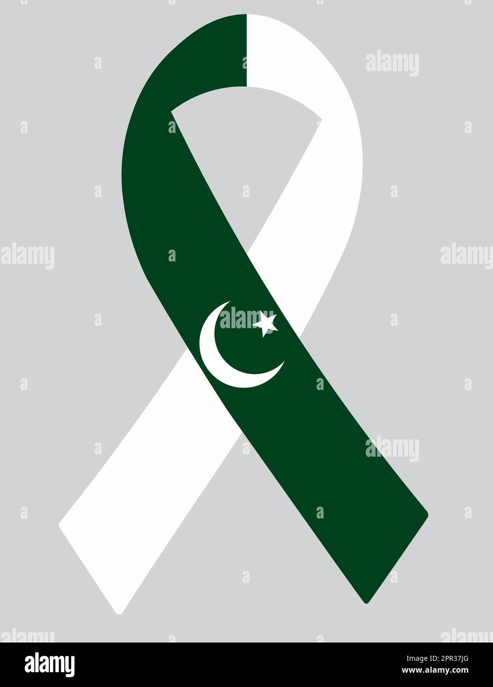 3D Flag of Pakistan on ribbon Stock Vector Image & Art - Alamy