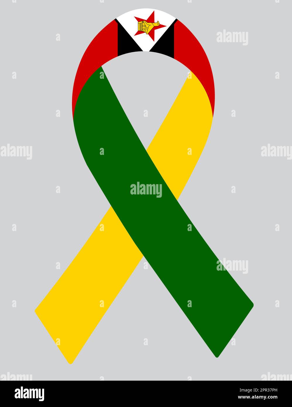 3D Flag of Zimbabwe on ribbon Stock Vector Image & Art - Alamy