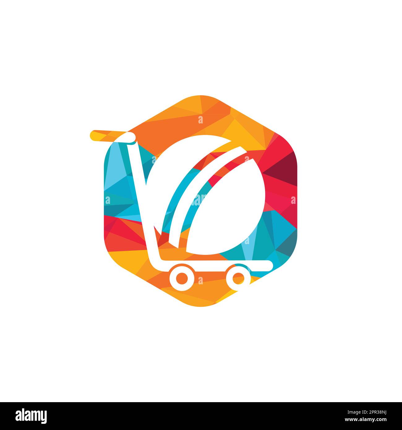 Cricket ball and trolley logo design. Cricket shopping logo design ...