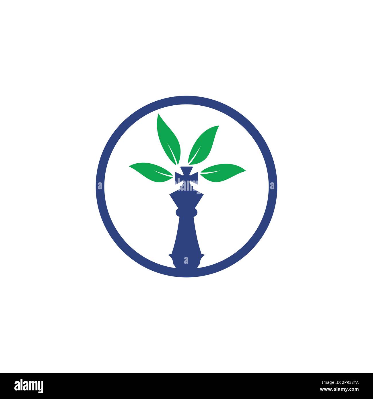 Chess tree vector logo design. Nature green strategy logo concept Stock ...
