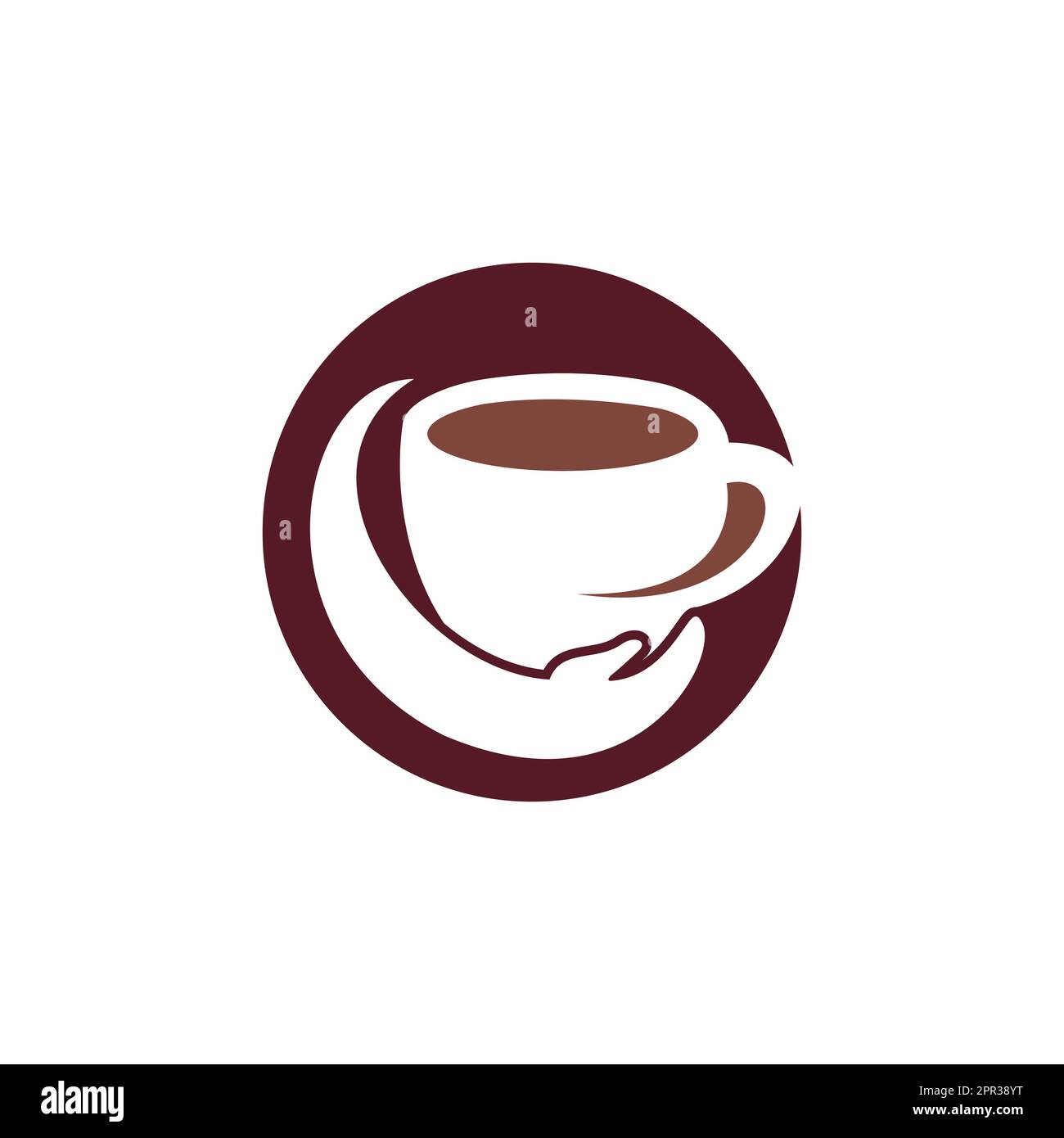 Coffee beans logo social Stock Vector Images - Alamy
